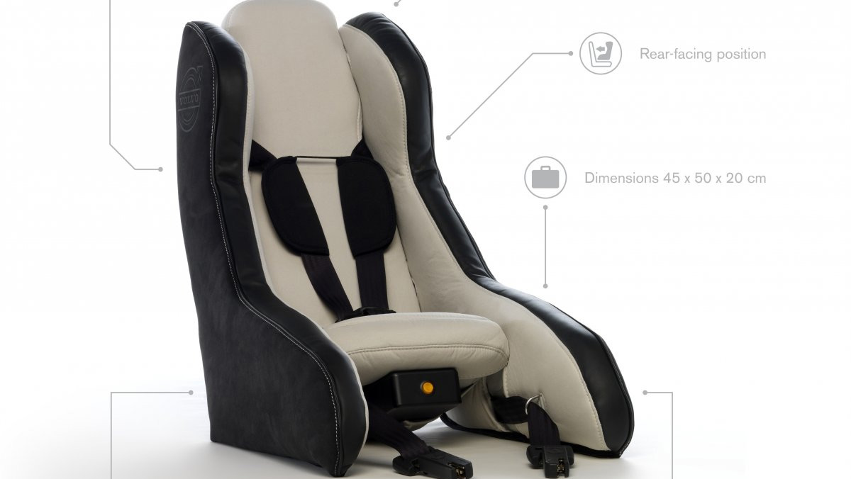 Volvo unveils inflatable car seat - Telematics.com